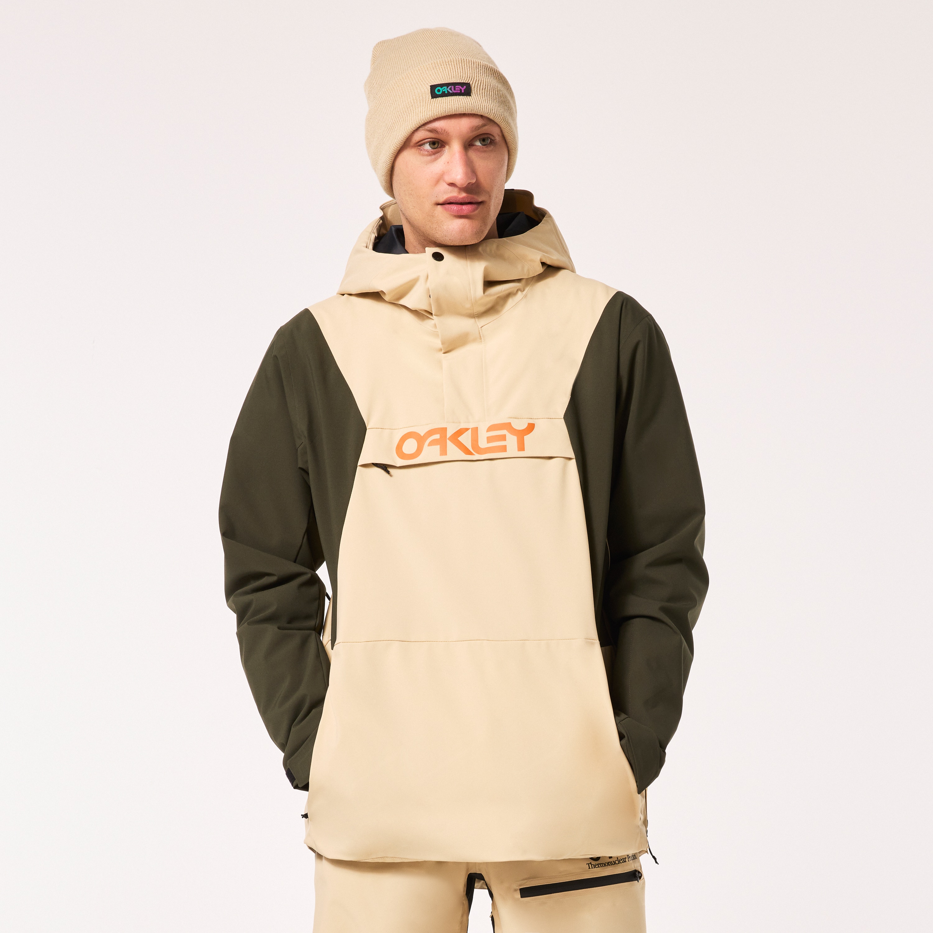Oakley Tnp Tbt Insulated Anorak In Humus,New Dark Brush - 30% Off